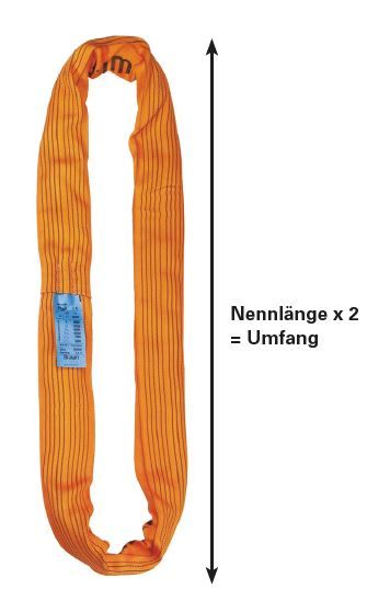 Rundschlinge 1.000 kg Tragkraft, schwarz | 3,0 m | 64311000RS-3